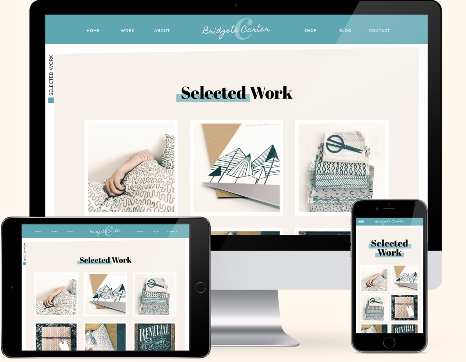 Surface Pattern Designer Website Template
