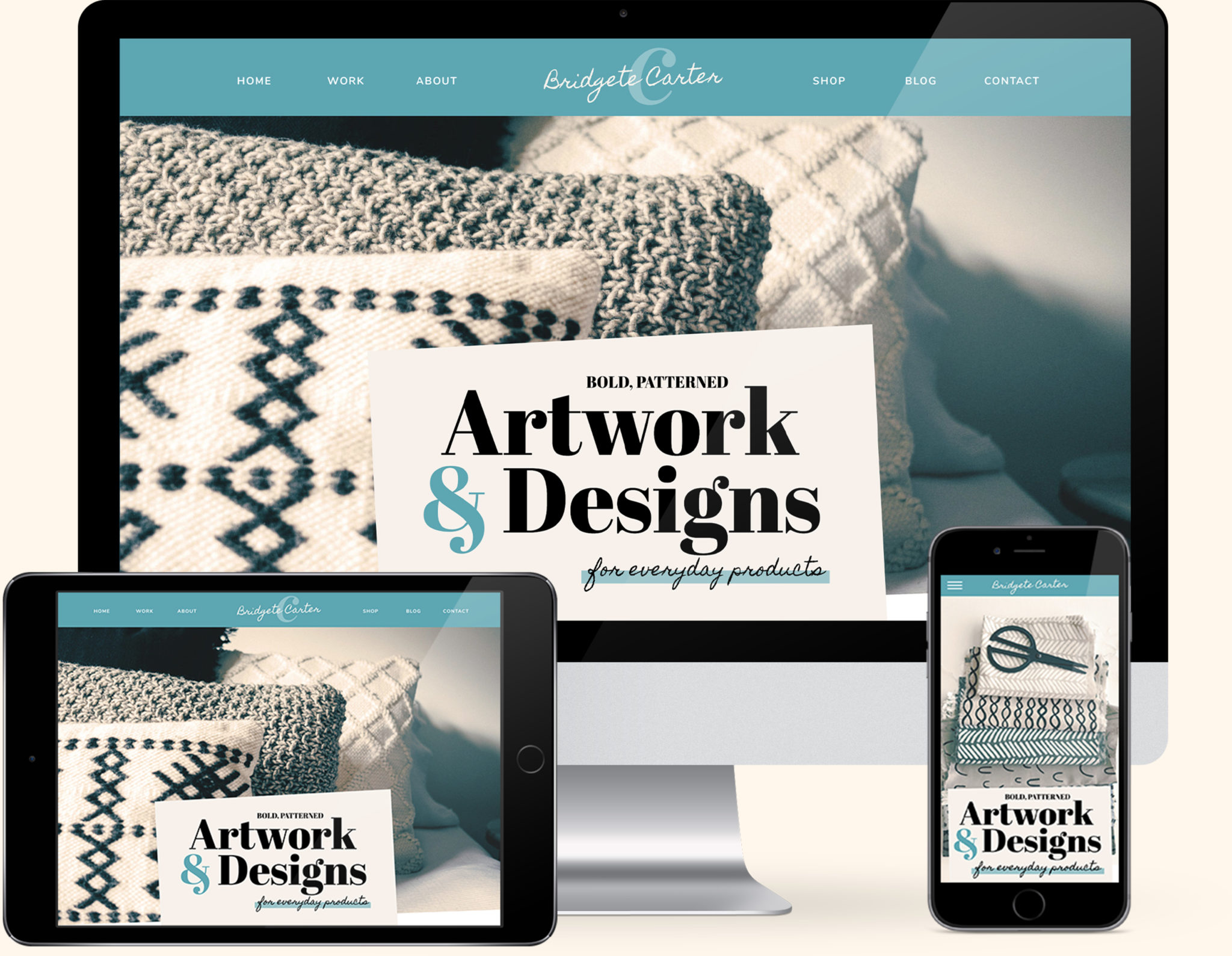 Surface Pattern Designer Website Template