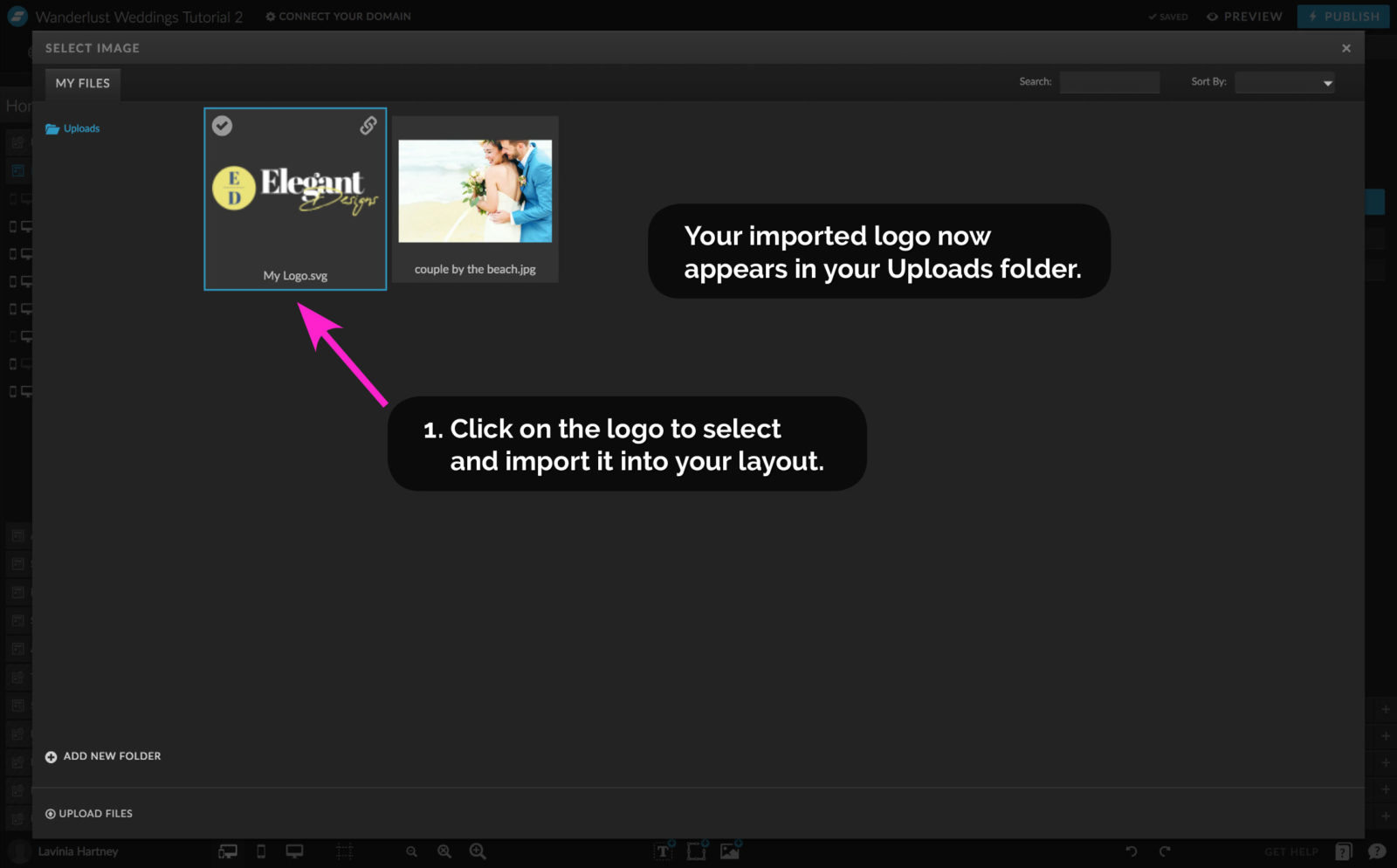 How to Import & Update your Images in Showit