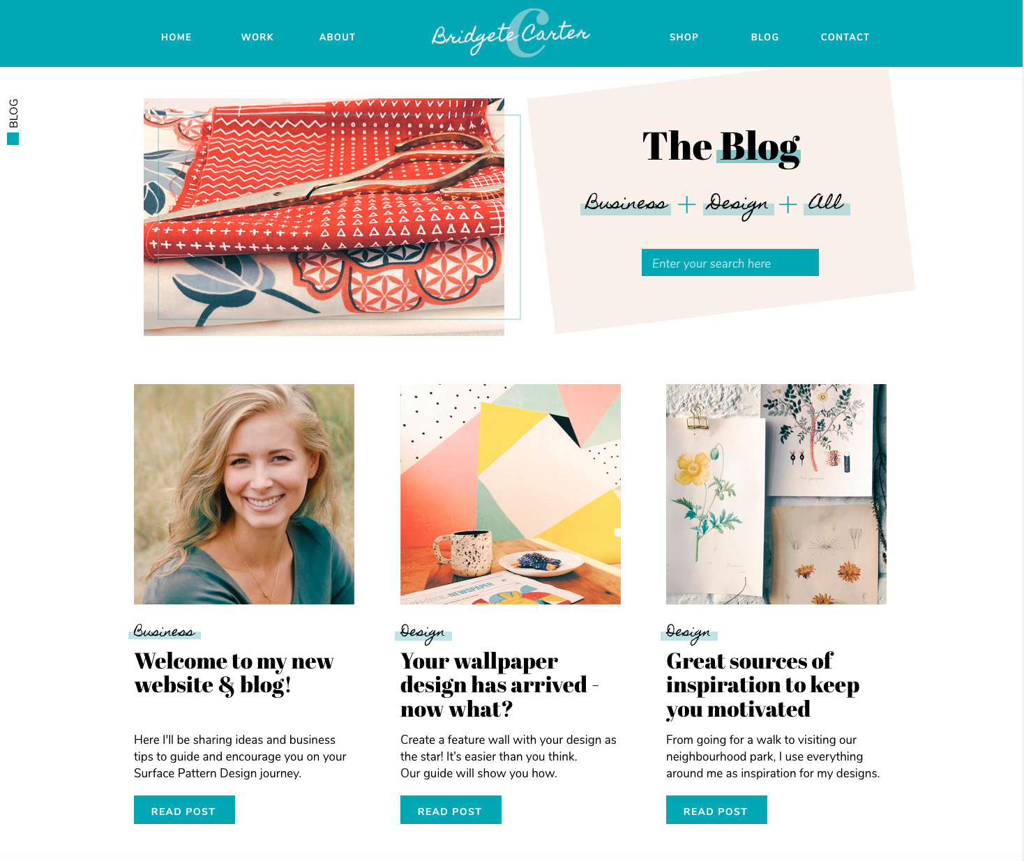 How Blogging works with Showit