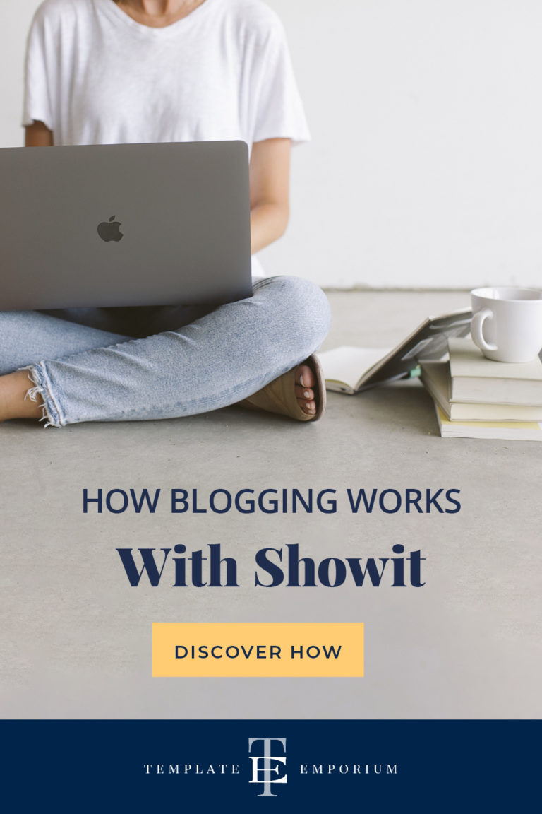 How Blogging works with Showit