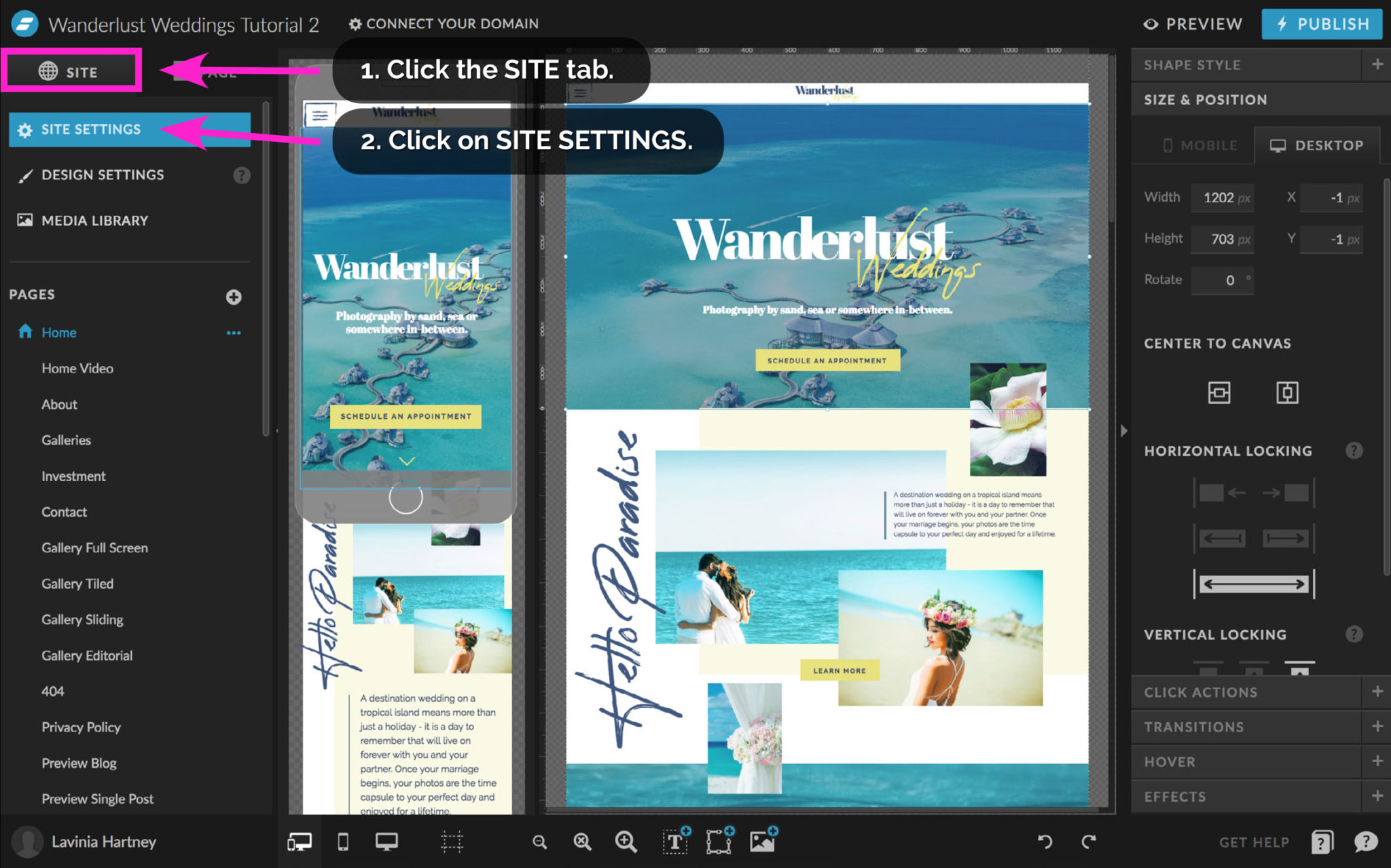 Countdown to Launching your Showit Website