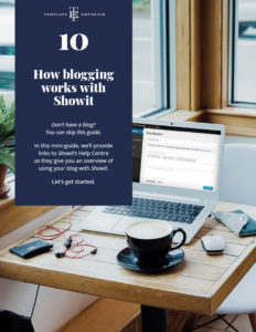 10. How blogging works with Showit