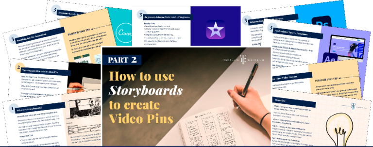 How to use Storyboards to Create Video Pins