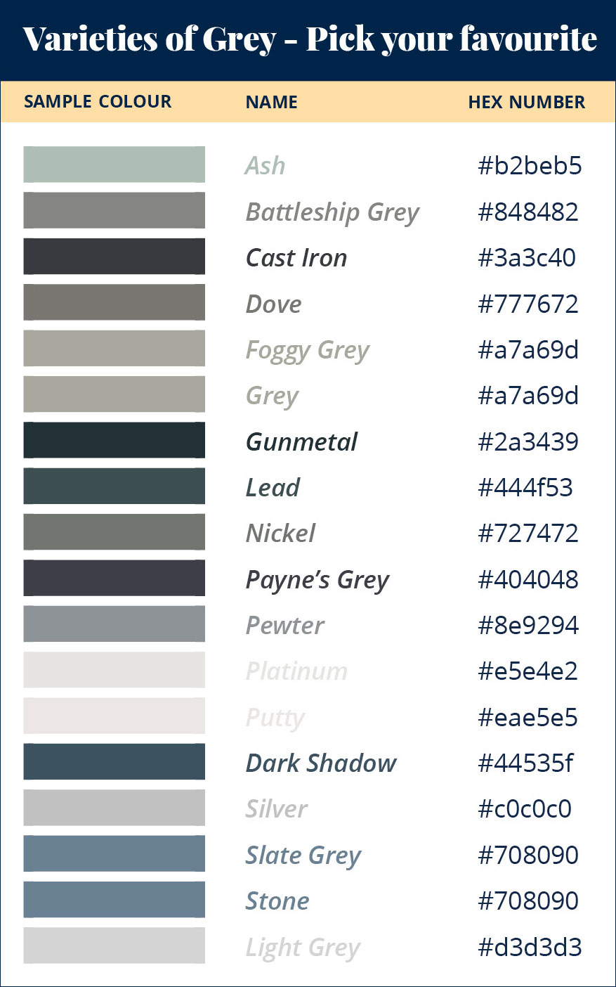 Meaning of Grey for your Brand