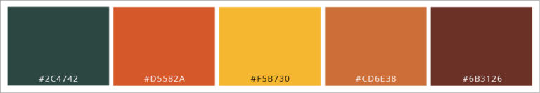 The Ultimate Autumn Colour Scheme Collection