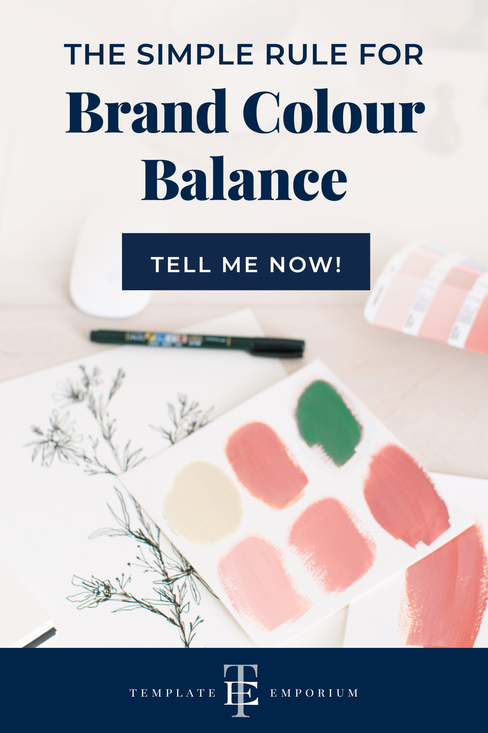 Get your Brand Colour Balance Right (every time) with this Simple Rule