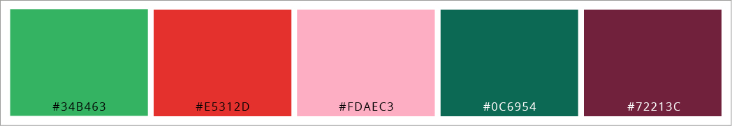 The Ultimate Christmas Colour Combination Collection