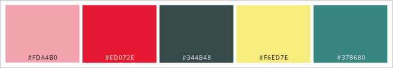 The Ultimate Christmas Colour Combination Collection