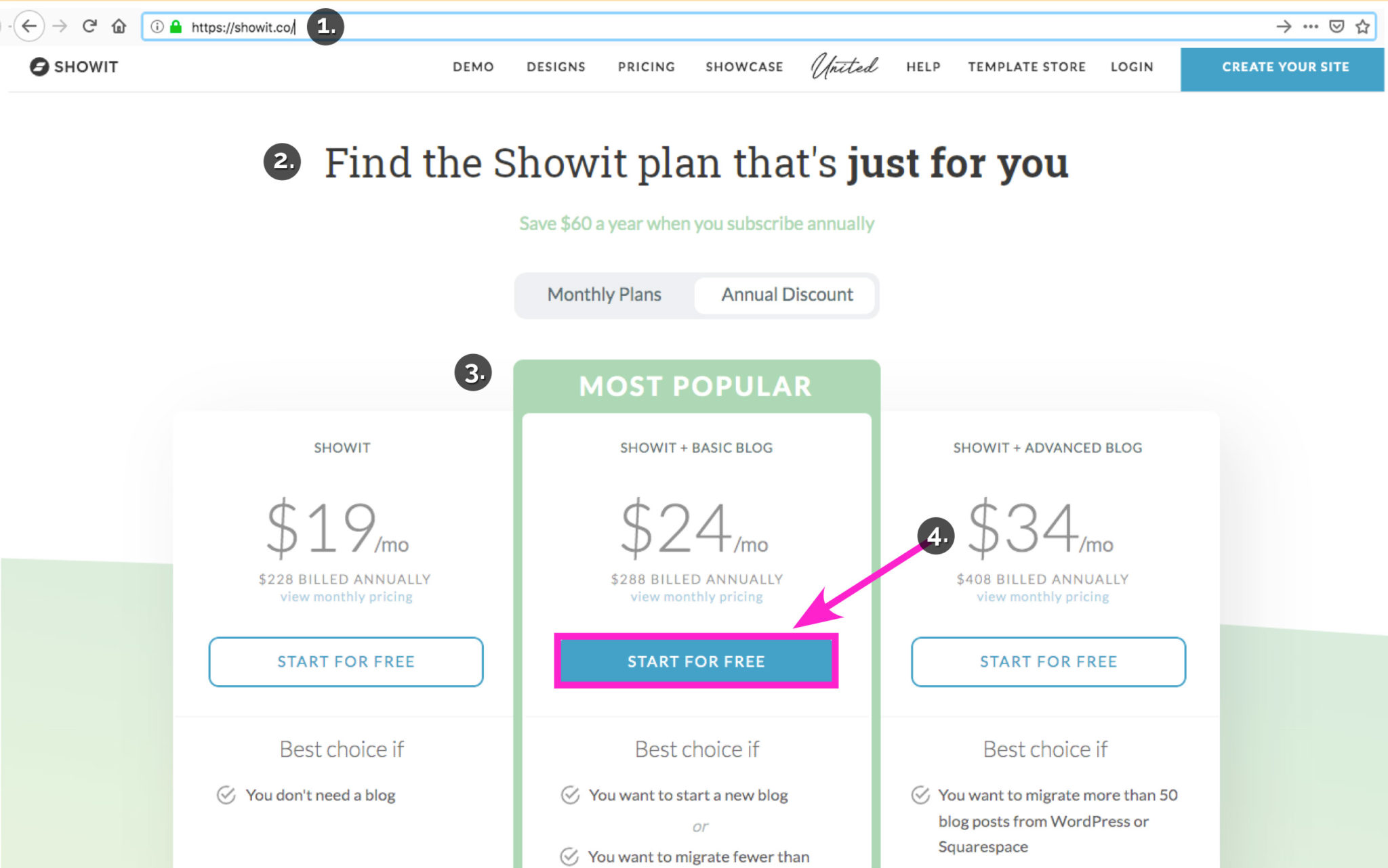 How does Showit work?