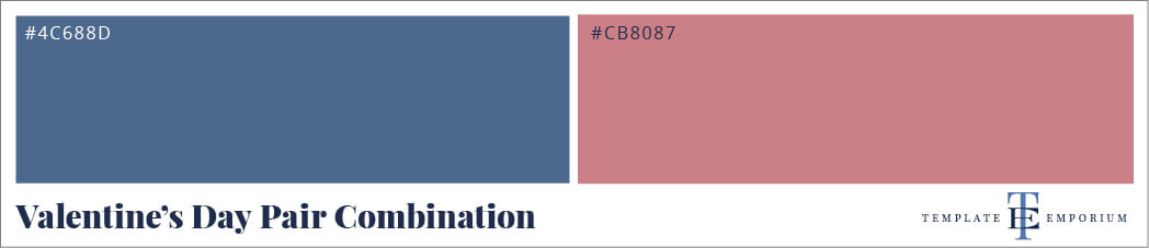 30 Valentine's Day Colour Pairs