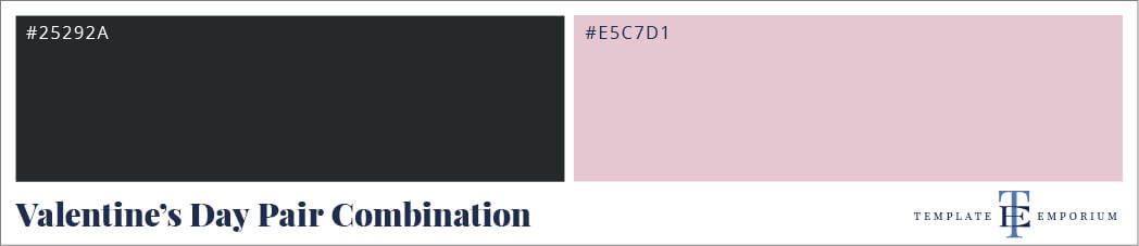 30 Valentine's Day Colour Pairs