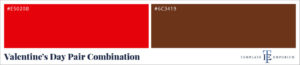 30 Valentine's Day Colour Pairs