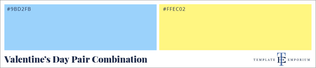 30 Valentine's Day Colour Pairs
