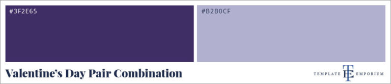 30 Valentine's Day Colour Pairs