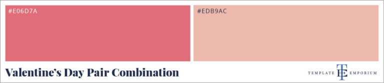 30 Valentine's Day Colour Pairs