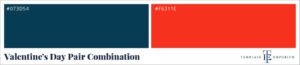 30 Valentine's Day Colour Pairs