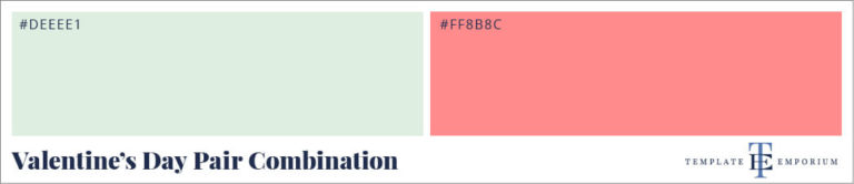 30 Valentine's Day Colour Pairs