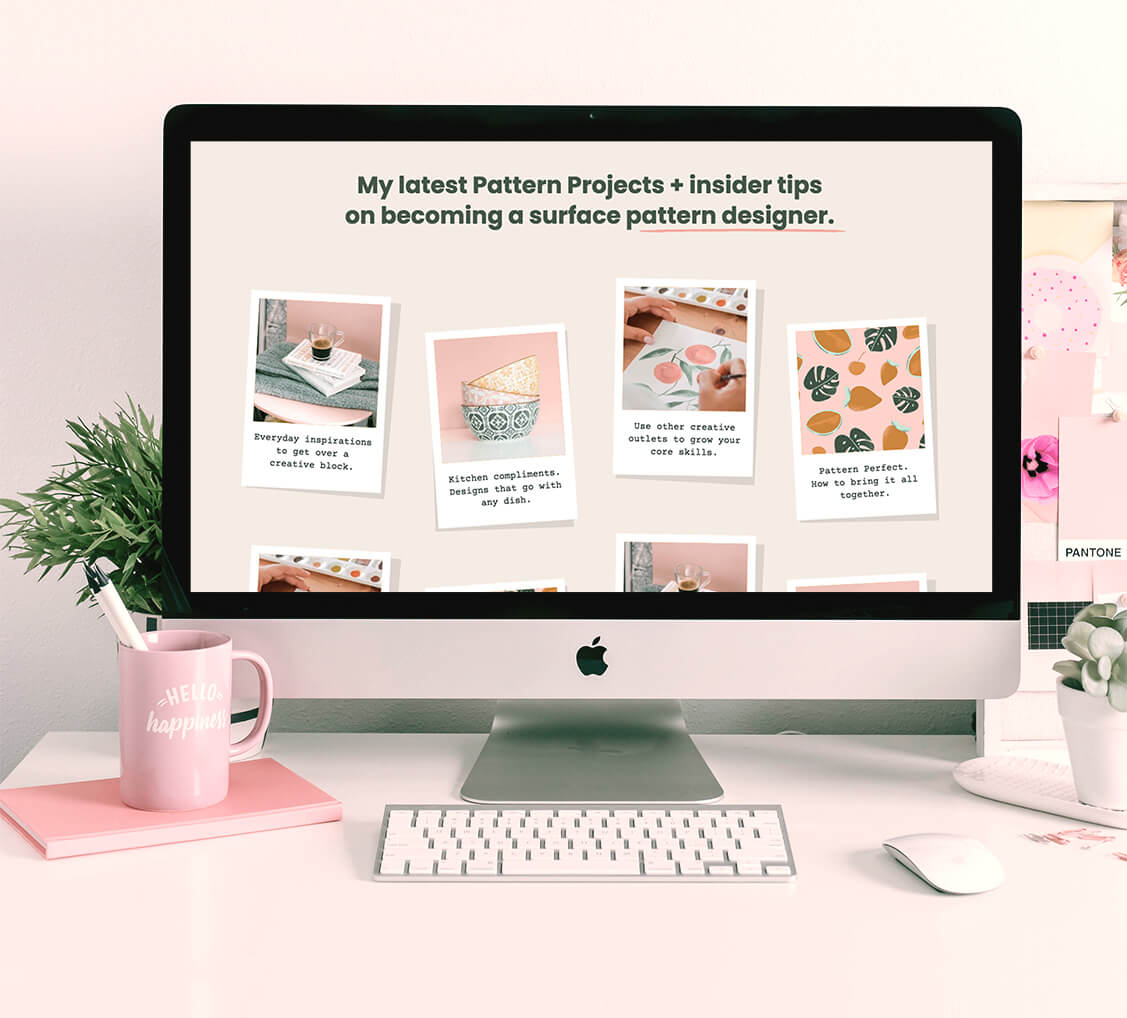 Showit Website Template for Surface Pattern Designers & Illustrators