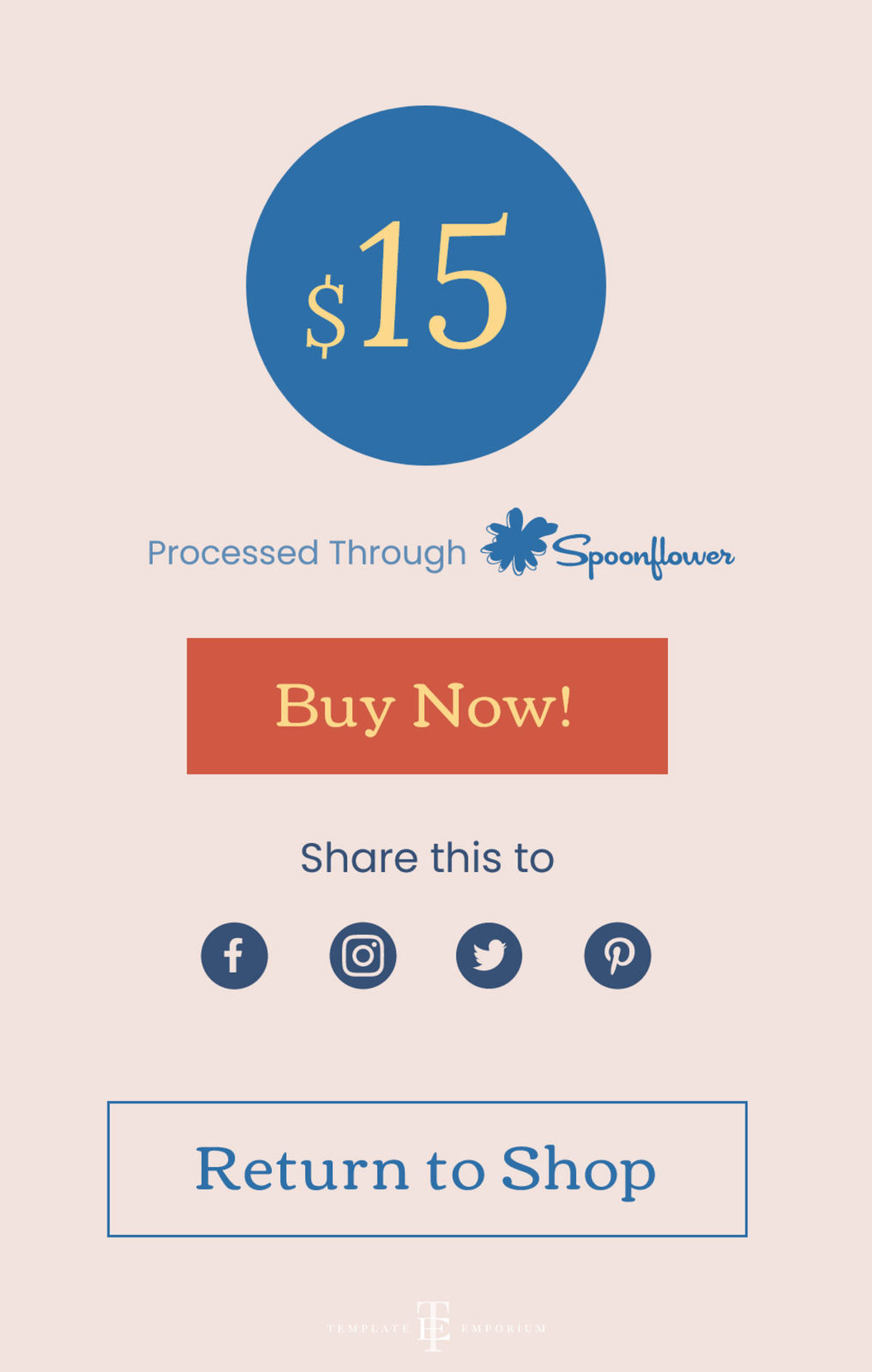 Place for your Patterns - Website Template for Surface Pattern Designers