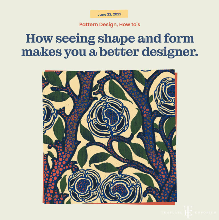 Place for your Patterns - Website Template for Surface Pattern Designers