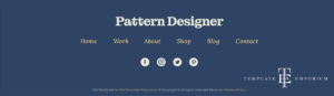 A Showit Website Template that looks as unique as your Pattern Designs