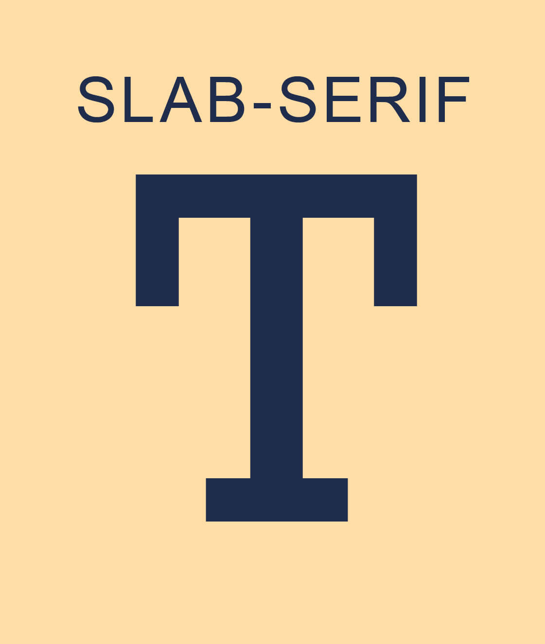What are the different Typeface Categories?