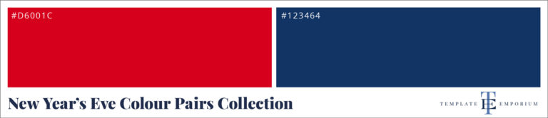 New Year's Eve Colour Pairs Countdown - 10 to 1