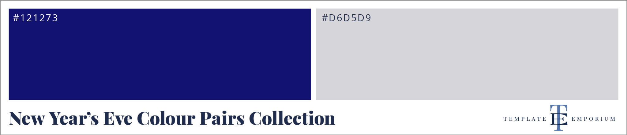 New Year's Eve Colour Pairs Countdown - 10 to 1