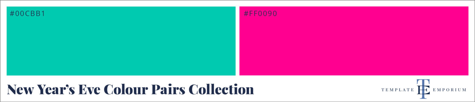 New Year's Eve Colour Pairs Countdown - 10 to 1