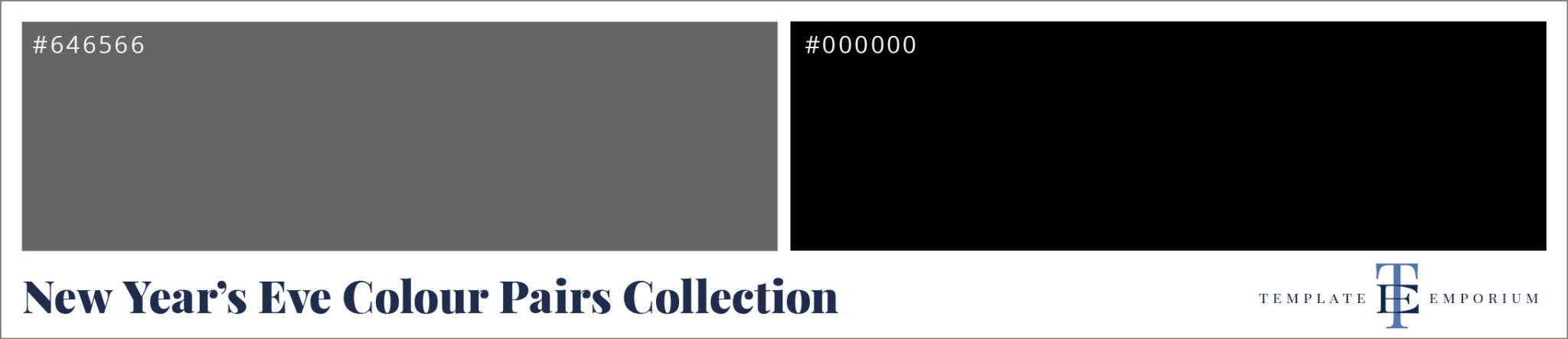 New Year's Eve Colour Pairs Countdown - 10 to 1