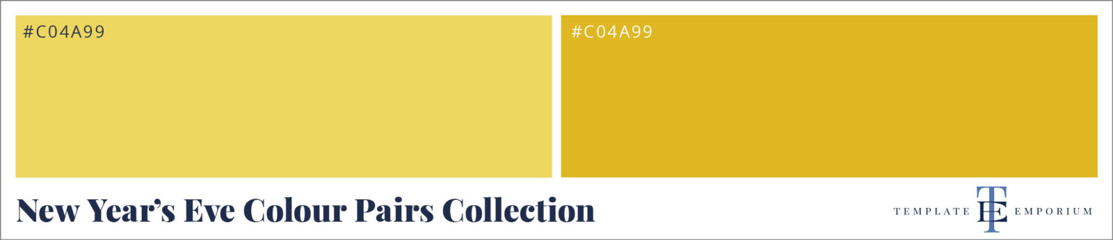 New Year's Eve Colour Pairs Countdown - 10 to 1