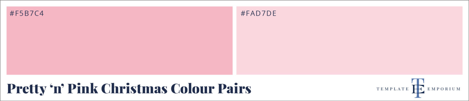 Pretty 'n' Pink Christmas Colour Pairs