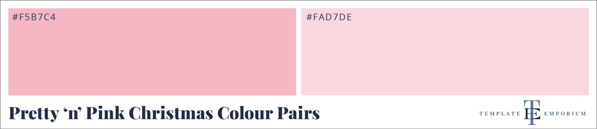 Pretty 'n' Pink Christmas Colour Pairs