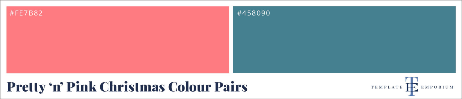 Pretty 'n' Pink Christmas Colour Pairs