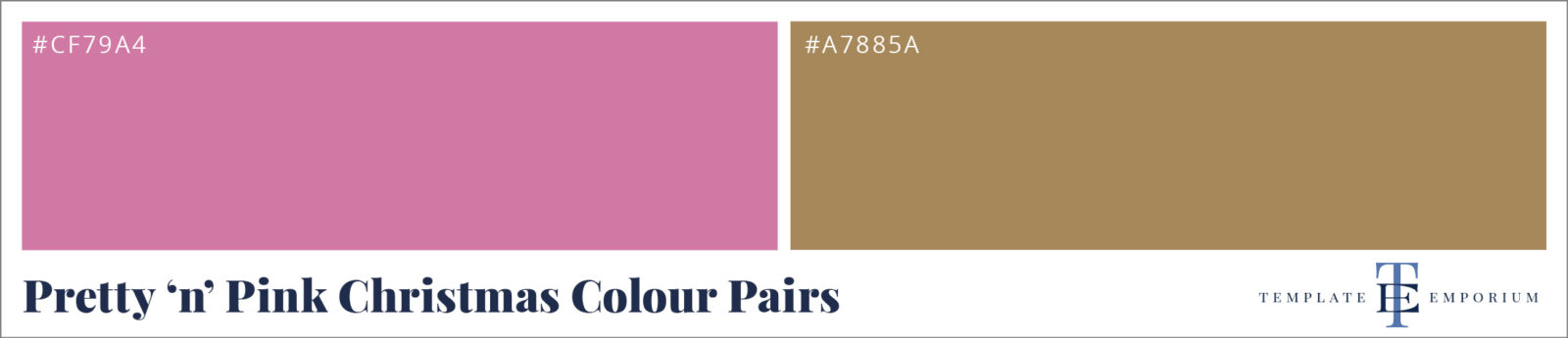 Pretty 'n' Pink Christmas Colour Pairs