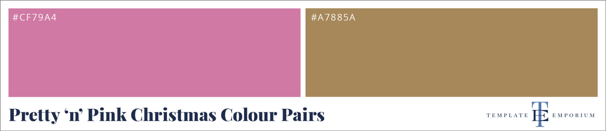 Pretty 'n' Pink Christmas Colour Pairs