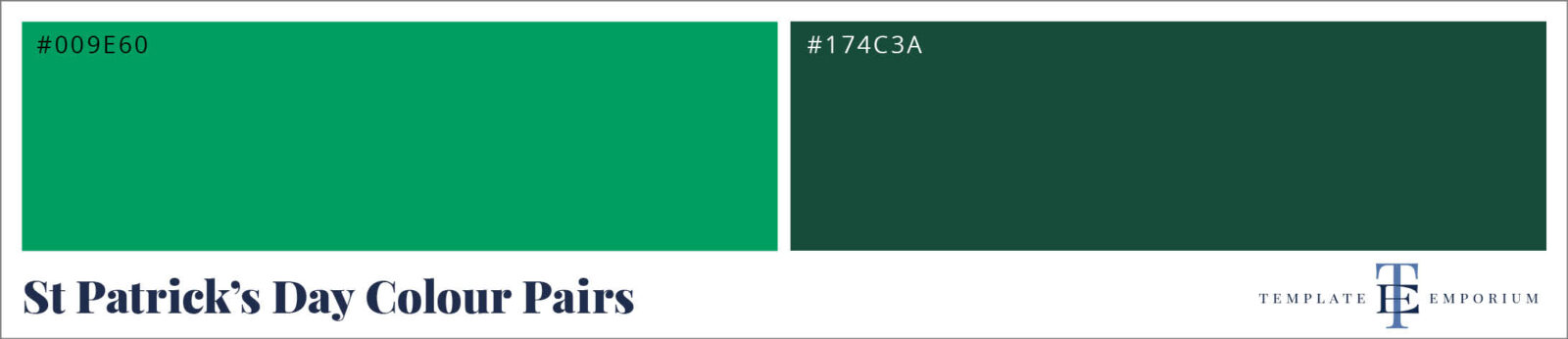 St. Patrick's Day Lucky Colour Pairs