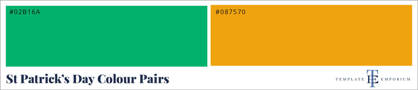 St. Patrick's Day Lucky Colour Pairs