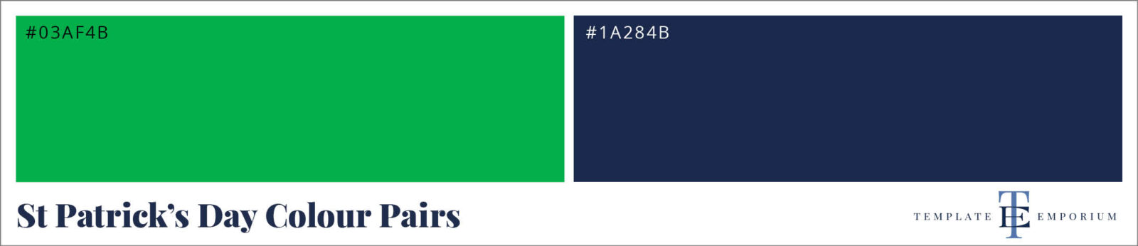 St. Patrick's Day Lucky Colour Pairs