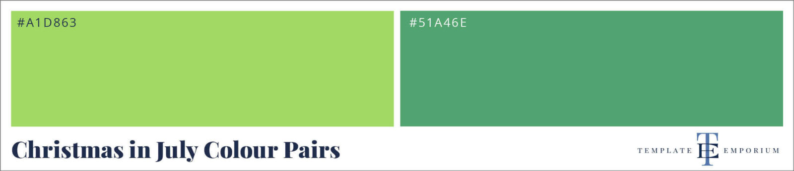 25 Christmas in July Colour Pairs