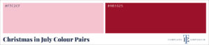 25 Christmas in July Colour Pairs