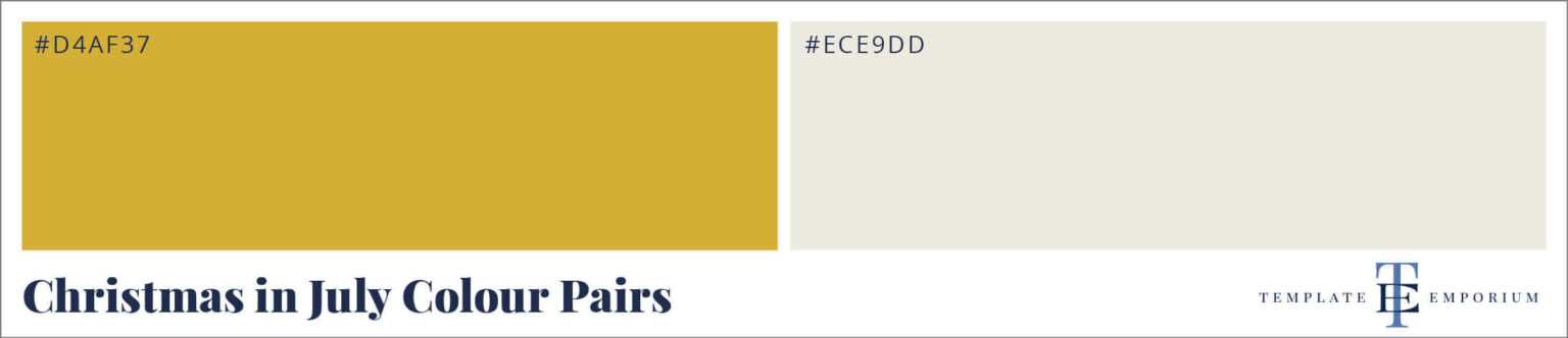 25 Christmas in July Colour Pairs