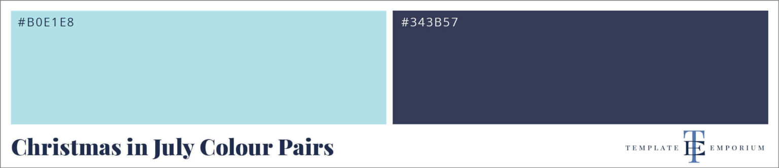 25 Christmas in July Colour Pairs