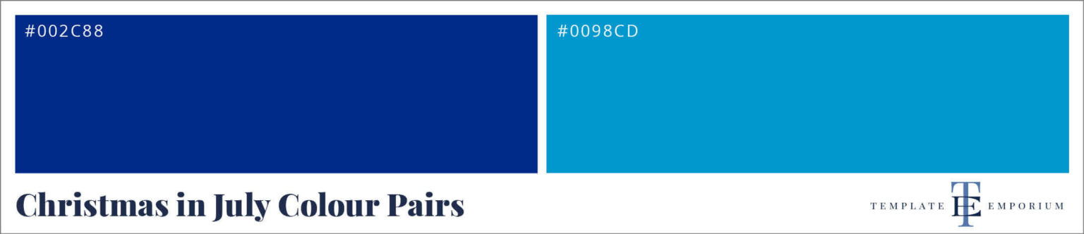 25 Christmas in July Colour Pairs