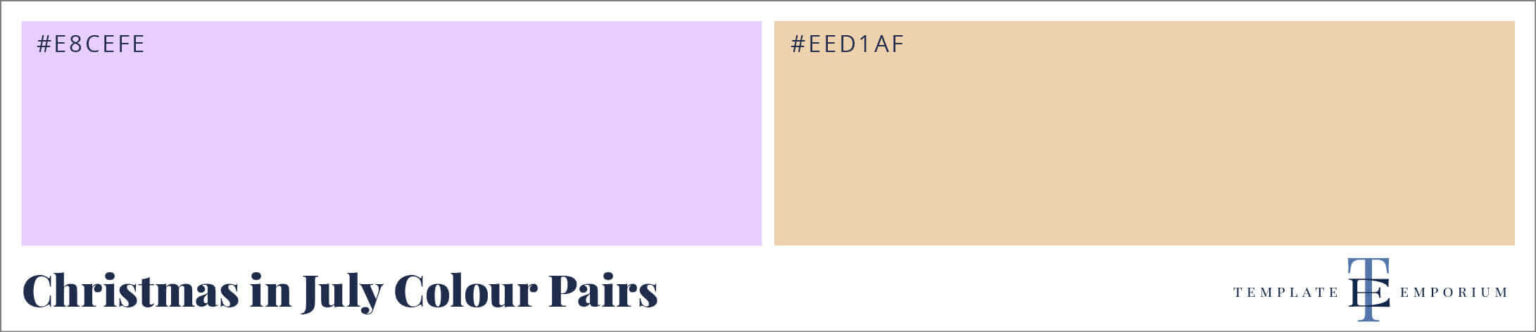 25 Christmas in July Colour Pairs