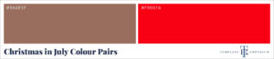 25 Christmas in July Colour Pairs