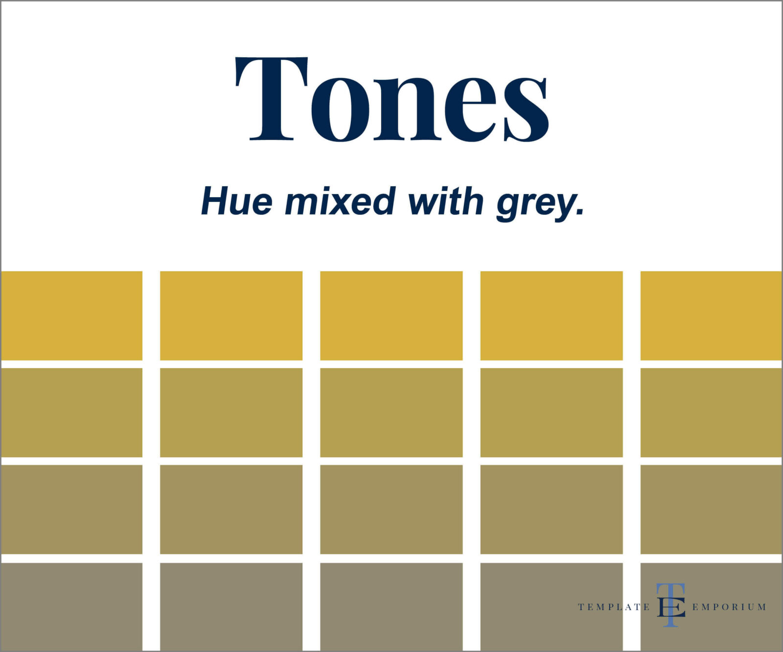 Hues, Tints, Tones & Shades - What's the difference?