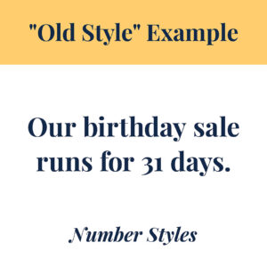 Are you using Number Styles (correctly) on your website?