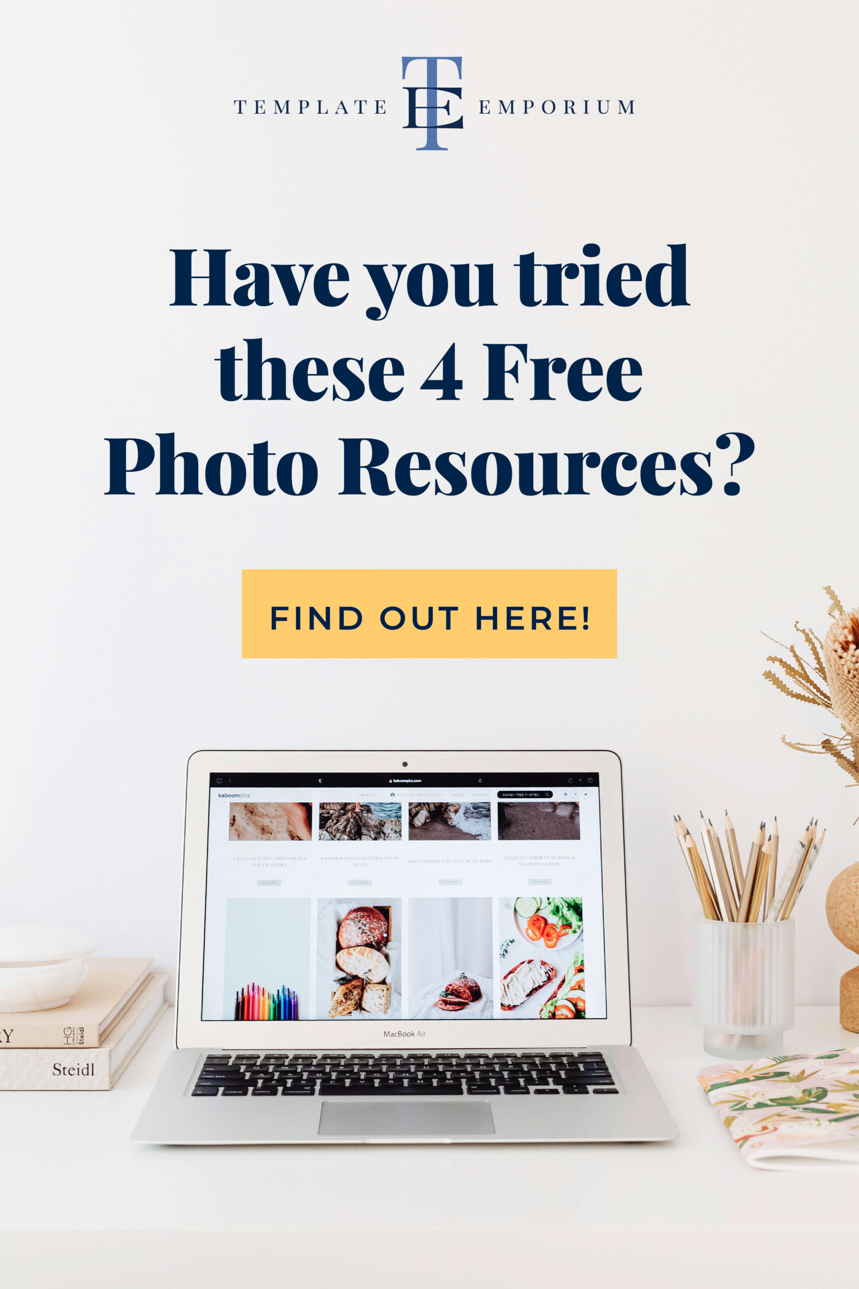 4 Free Resources to help you pick the perfect photos for your website.